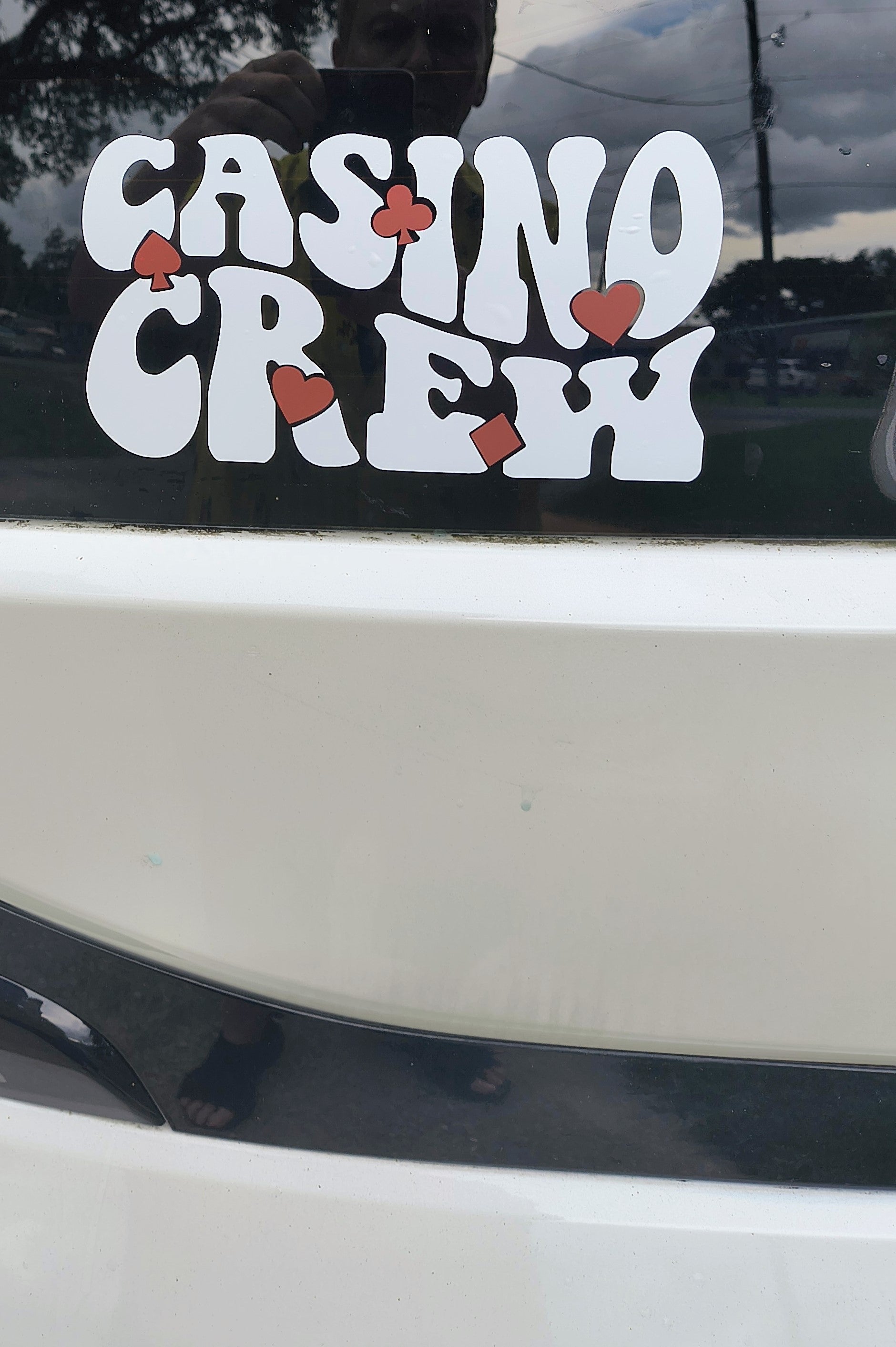 Decals, window decal for the Casino Crew – Laughingdoggoods